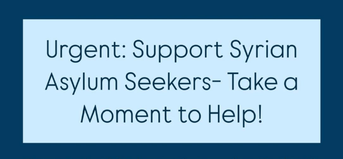 URGENT: Support Syrian Asylum Seekers | Rethink Rebuild Society